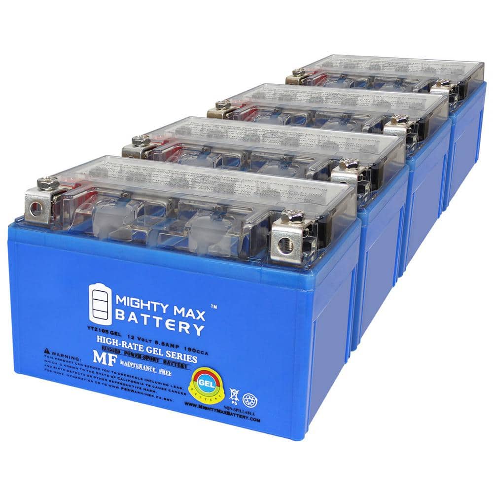 MIGHTY MAX BATTERY YTZ10SGEL 12V 8.6AH GEL Replacement Battery ...