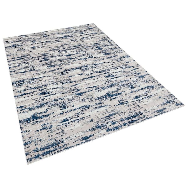 Amazing Rugs Milano Home Navy Blue 3 ft. x 5 ft. Woven Area Rug ...