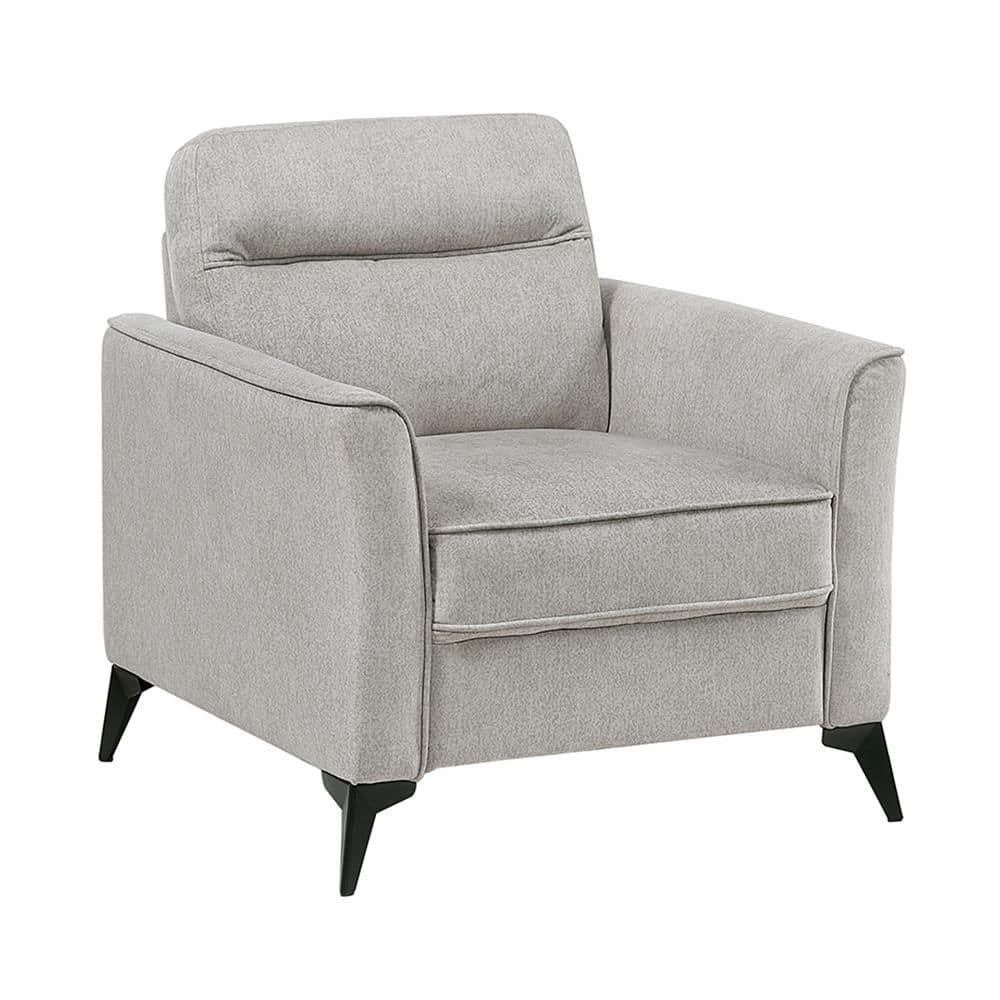 Lazzara Ellicott Tan Microfiber Upholstery Arm Chair 9733TAN-1 - The ...