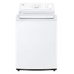 LG 4.3 cu. ft. Top Load Washer in White with SlamProof Glass Lid ...