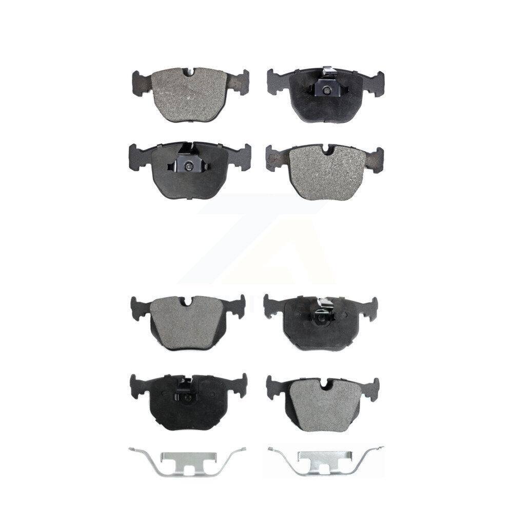 TEC Front Rear Ceramic Brake Pads Kit For BMW X5 740iL Land Rover Range ...