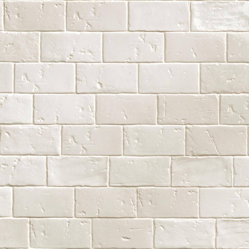 Ivy Hill Tile Tripoli Polished White 3.93 in. x 7.87 in. Polished ...