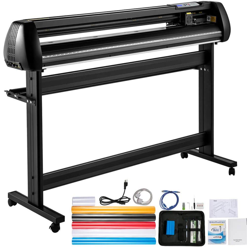 SKYSHALO 53 in. Vinyl Cutter Plotter with Stand, Adjustable Speed ...