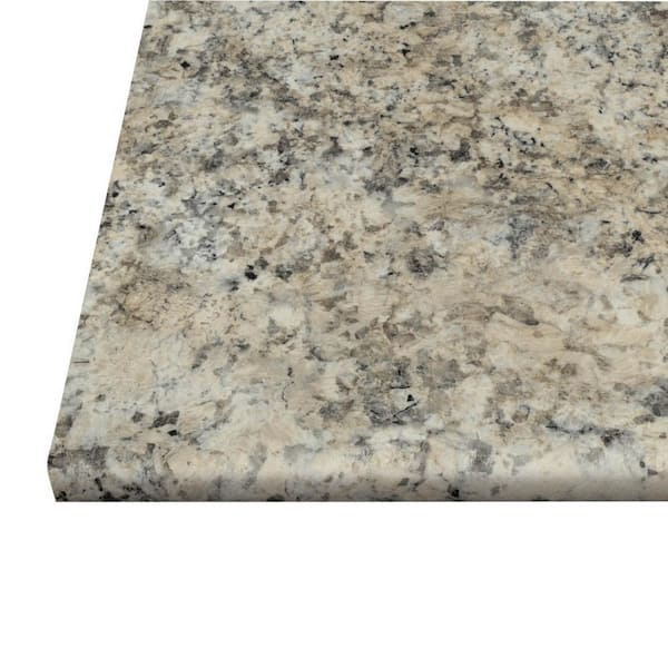 Hampton Bay 4 ft. Straight Laminate Countertop in Textured Typhoon Ice ...