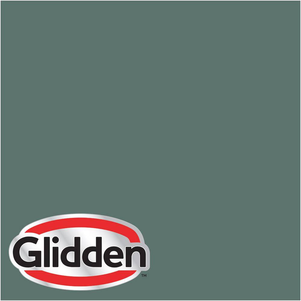 Glidden Premium 1-gal. #HDGB13U Dark Stormy Sky Green Flat Latex ...