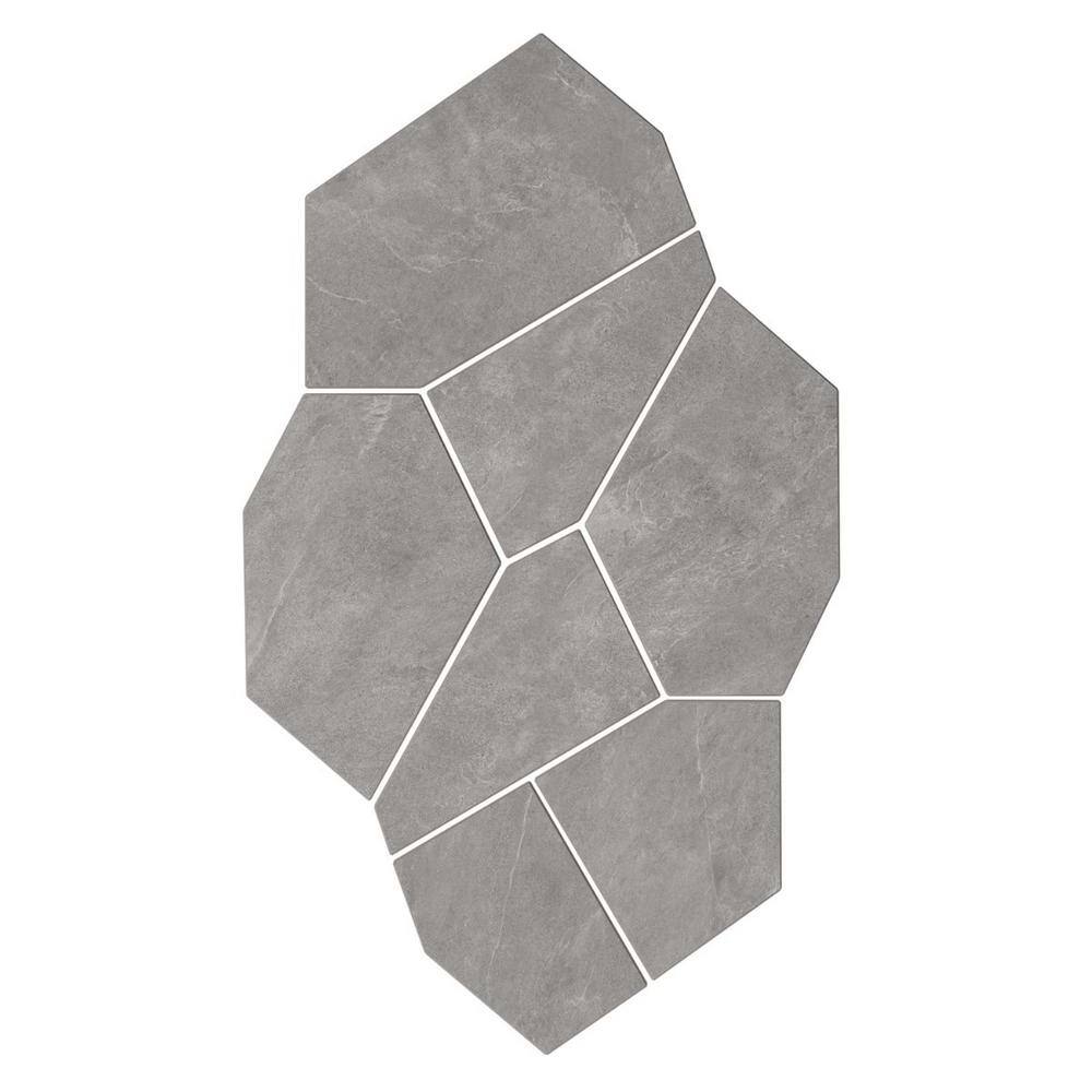 Ivy Hill Tile Monolith Slate Gray 4 in. x 0.35 in. Organic Pattern ...
