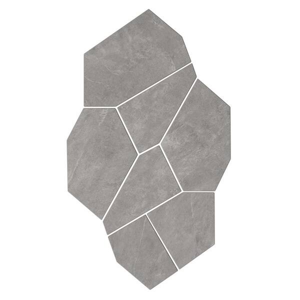 Ivy Hill Tile Monolith Slate Gray 4 in. x 0.35 in. Organic Pattern ...