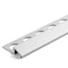 TrimMaster Satin Silver 3/8 in. x 98-1/2 in. Aluminum Reducer Tile ...