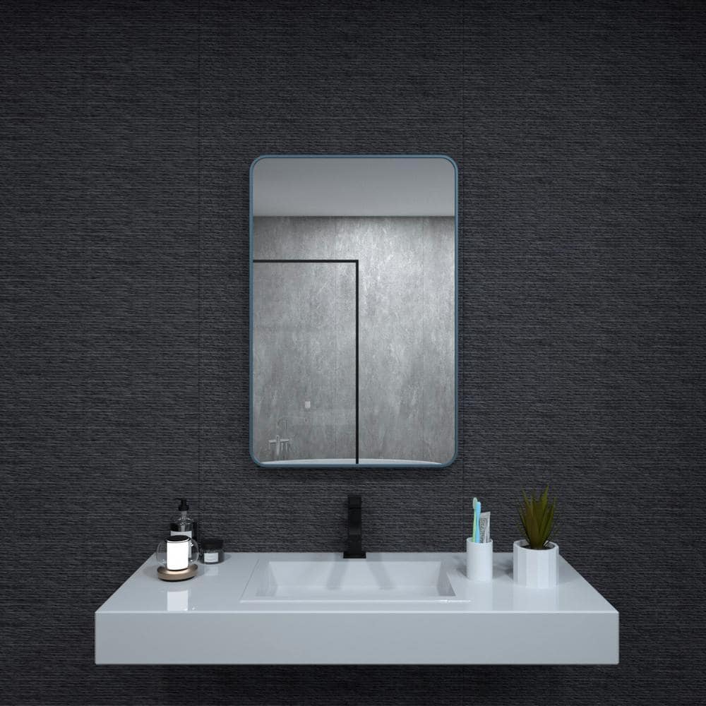 niveal 24 in. W x 36 in. H Rectangular Framed Wall Bathroom Vanity ...