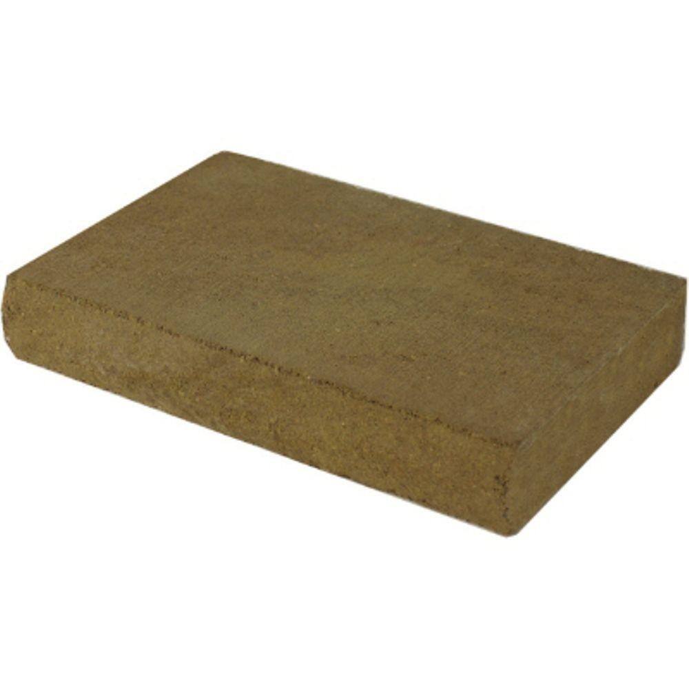 8 in. x 12 in. Concrete Garden Wall Block Cap 16202460 - The Home Depot