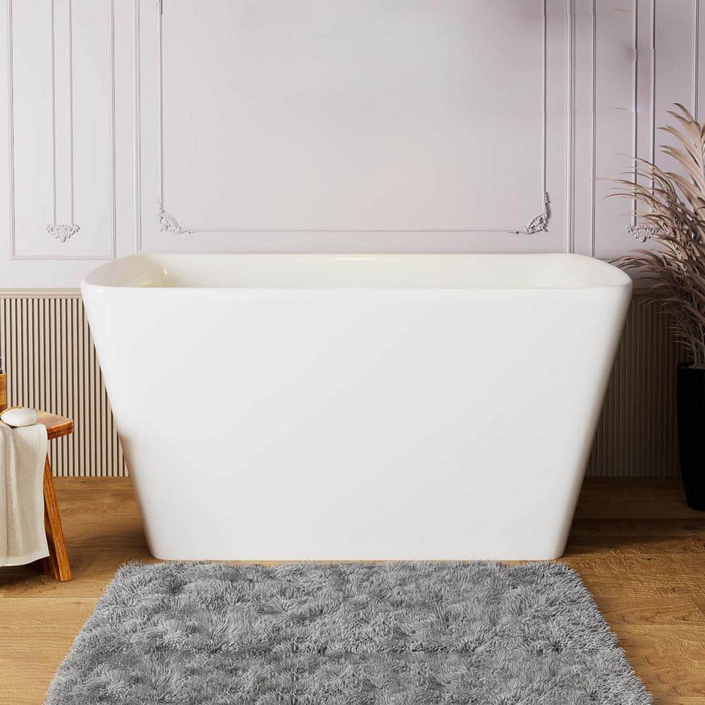 Reviews for INSTER MUSE 47 in. Acrylic Flatbottom Rectangle ...