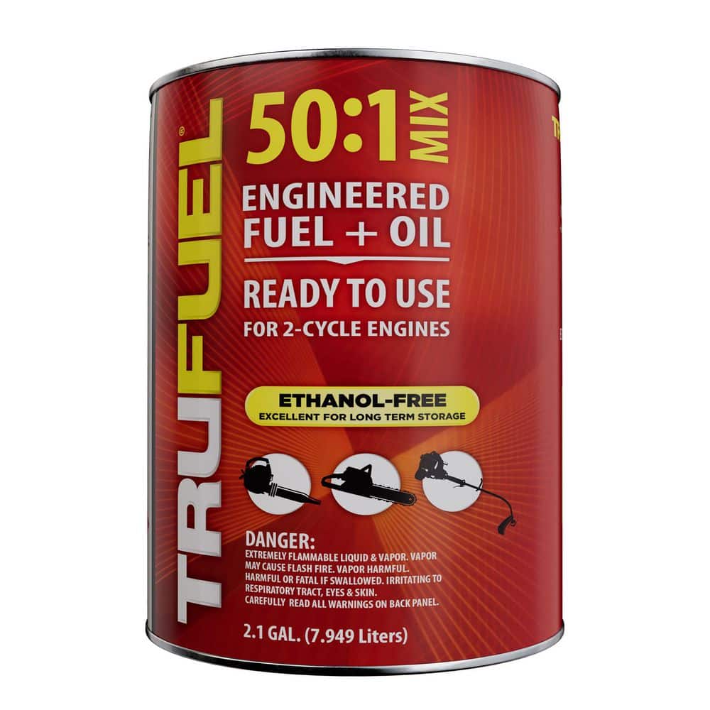 TruFuel 2-Cycle 50:1 Pre-Mixed Fuel and Oil 2.1 Gal. (1-Pack ...