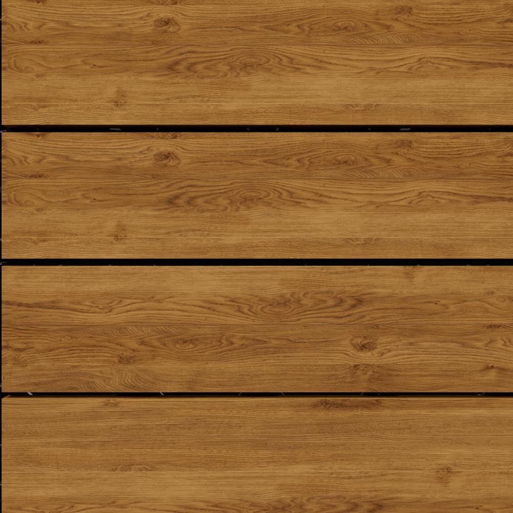 ARK DESIGN 1 ft. x 1 ft. Quick Deck Tile Outdoor Solid Pine Wood Deck ...