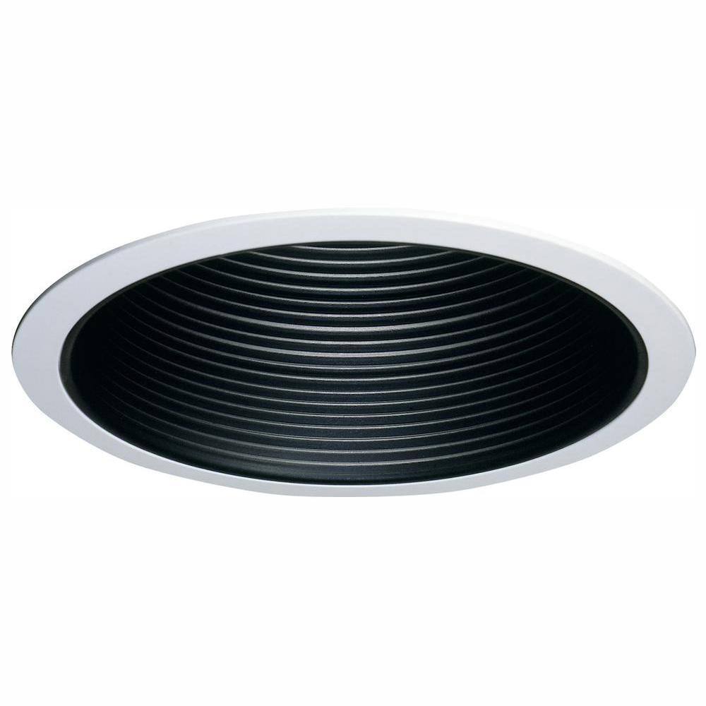 HALO 310 Series 6 in. Black Recessed Ceiling Light Coilex Baffle and ...
