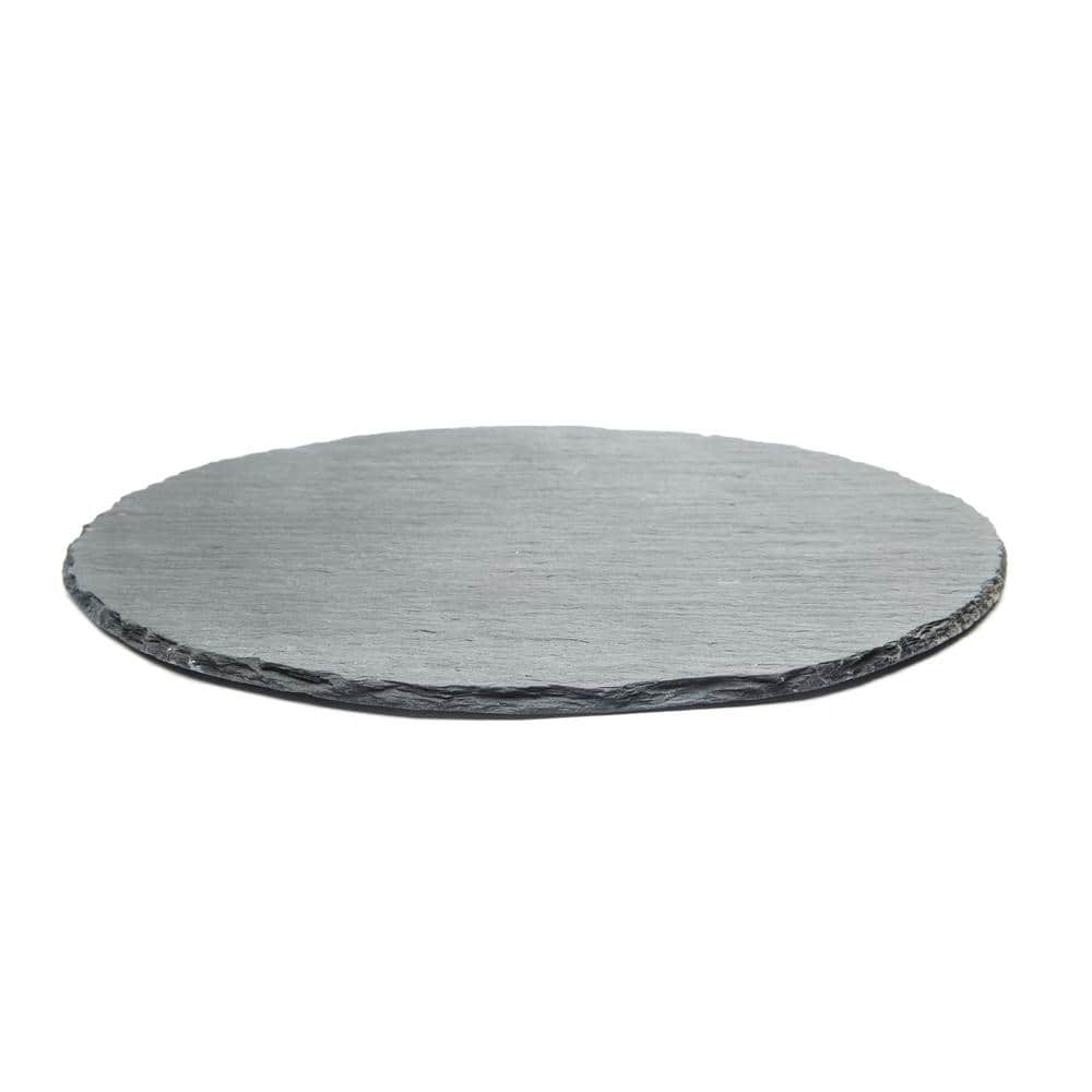 Fox Run Round Slate Cheese Board 3808 - The Home Depot