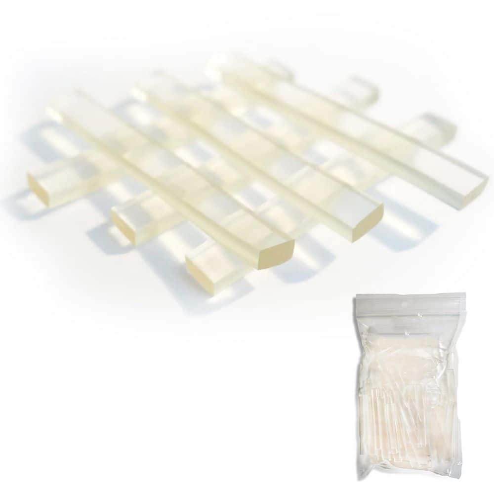 NVNOO 0.25 in. x 0.25 in. x 2 in. Clear Plastic Setting Blocks for ...