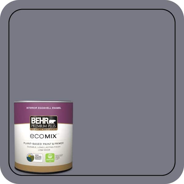 BEHR PREMIUM PLUS 1 qt. #N540-5 Infamous Eggshell Enamel EcoMix Plant ...