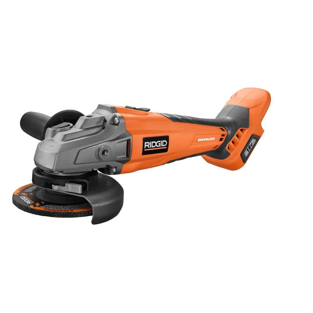 Reviews for RIDGID 18-Volt Cordless Brushless 4-1/2 in. Angle Grinder ...