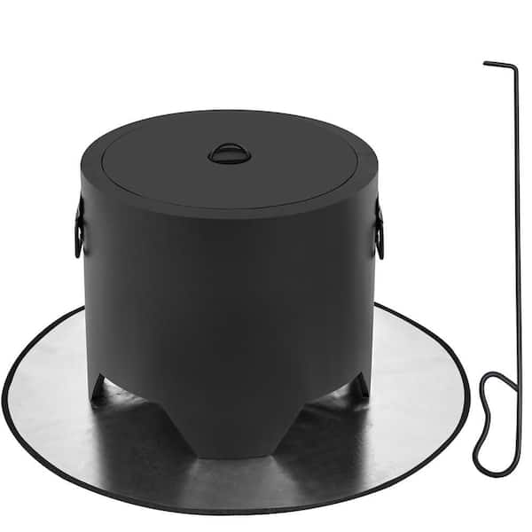 Yaheetech Portable Outdoor Firepit Set with Silicone Fire Pit Mat and ...