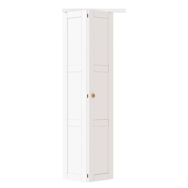 ARK DESIGN 30 in. x 80 in. 3-Lite Solid Core Panel White Primed ...