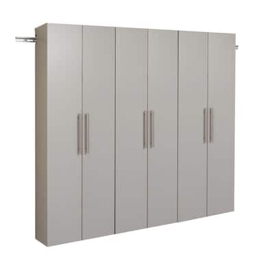 Prepac HangUps 3-Piece Composite Garage Storage System in Light Gray ...