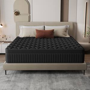 CHEVNI Comfort Twin Medium Memory Foam Hybrid 12 in. Bed-in-a-Box ...