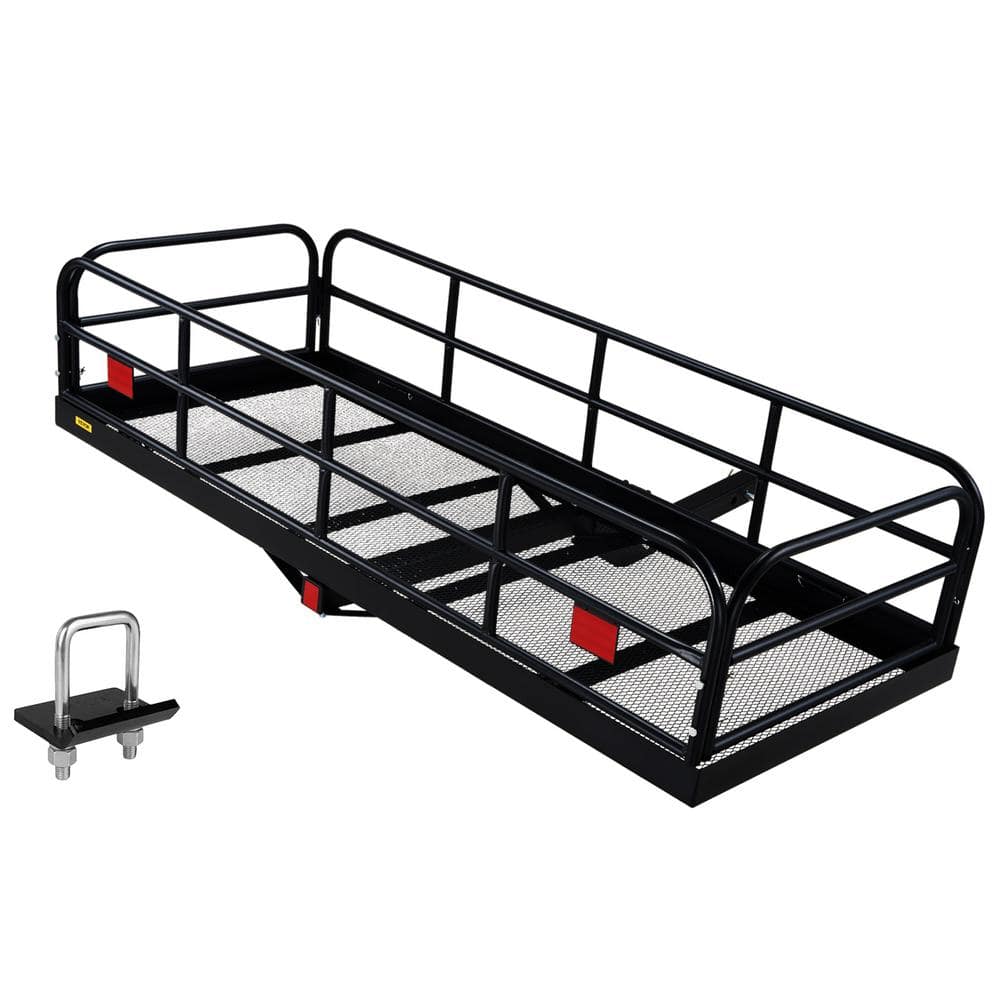SKYSHALO Hitch Cargo Carrier 400 lbs. Loading Capacity Carrier with ...