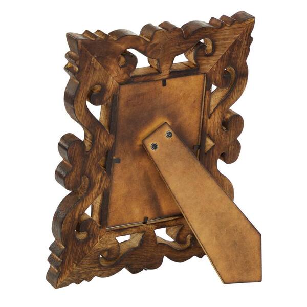 Light Oak Small Handmade Wooden Photo Frame Rectangle Rustic Antique ...