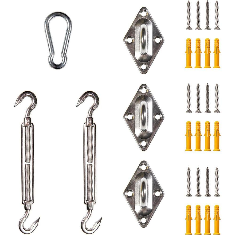 Oyezvary 10 in. 316 Military-Grade Stainless Steel Hardware Kit for ...