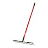 Bully Tools 4 lb. 18-Tine Stone Rake with Fiberglass Handle and 7-Gauge ...