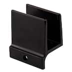 Prime-Line Black Shower Door Bottom Guide-M 6209 - The Home Depot