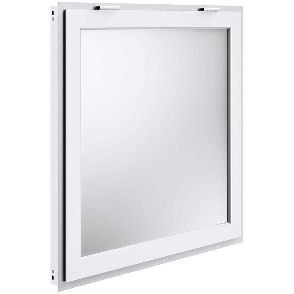 SKYSHALO 36 in. x 36 in. Service Window, Aluminum Food Truck Serving ...