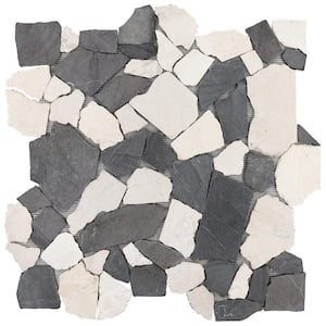 Ivy Hill Tile Countryside Flagstone Java Gray 4 in. x 0.39 in. Honed ...