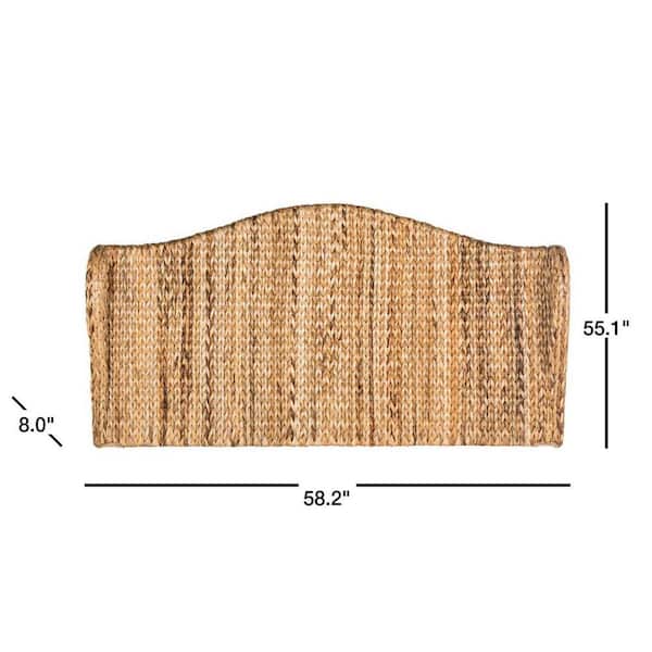 SAFAVIEH Nadine Natural Full Headboard SEA8029A F The Home Depot