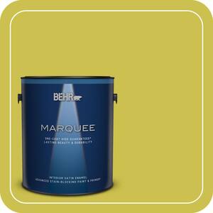 BEHR ULTRA 1 Gal. #P340-5A Cilantro Lime Flat Exterior Paint and Primer ...