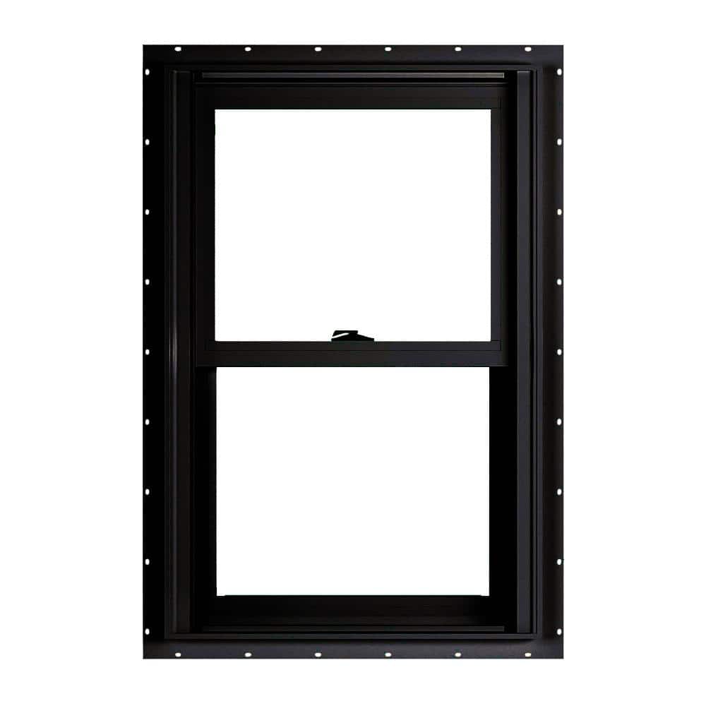 American Craftsman 23.75 in. x 36 in. 70 Series Black Low-E Argon Glass ...