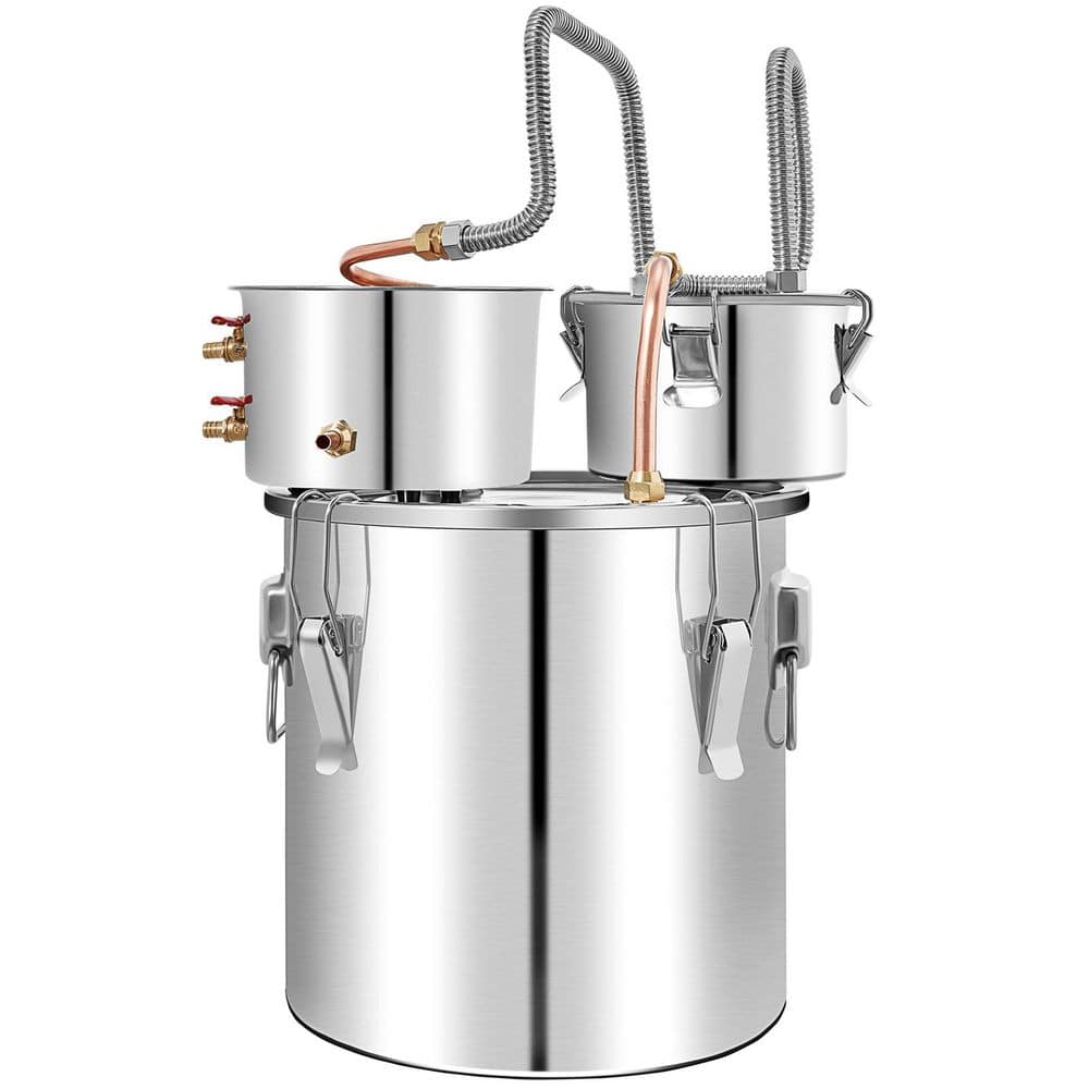 SVOPES Alcohol Still, 50 L Stainless Steel, Copper Tube, Home Brewing ...