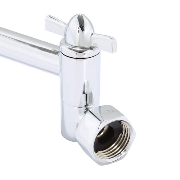 Delta 10-4/5 in. Adjustable Shower Arm in Chrome UA902-PK - The Home Depot