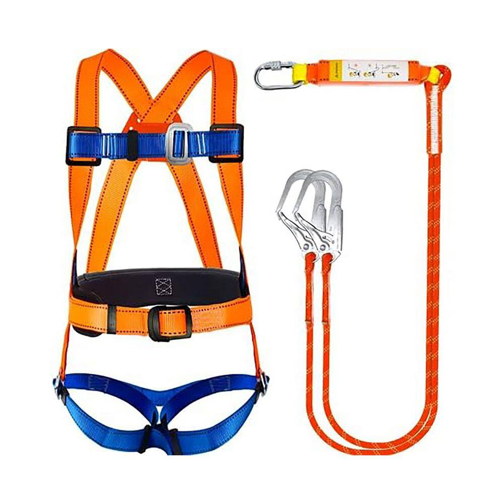 5.58 lb Full Body Safety Harness Tool Fall Protection Internal Shock ...