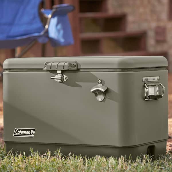 Coleman Reunion 54 qt. Steel Belted Matte Hard Cooler, Sage