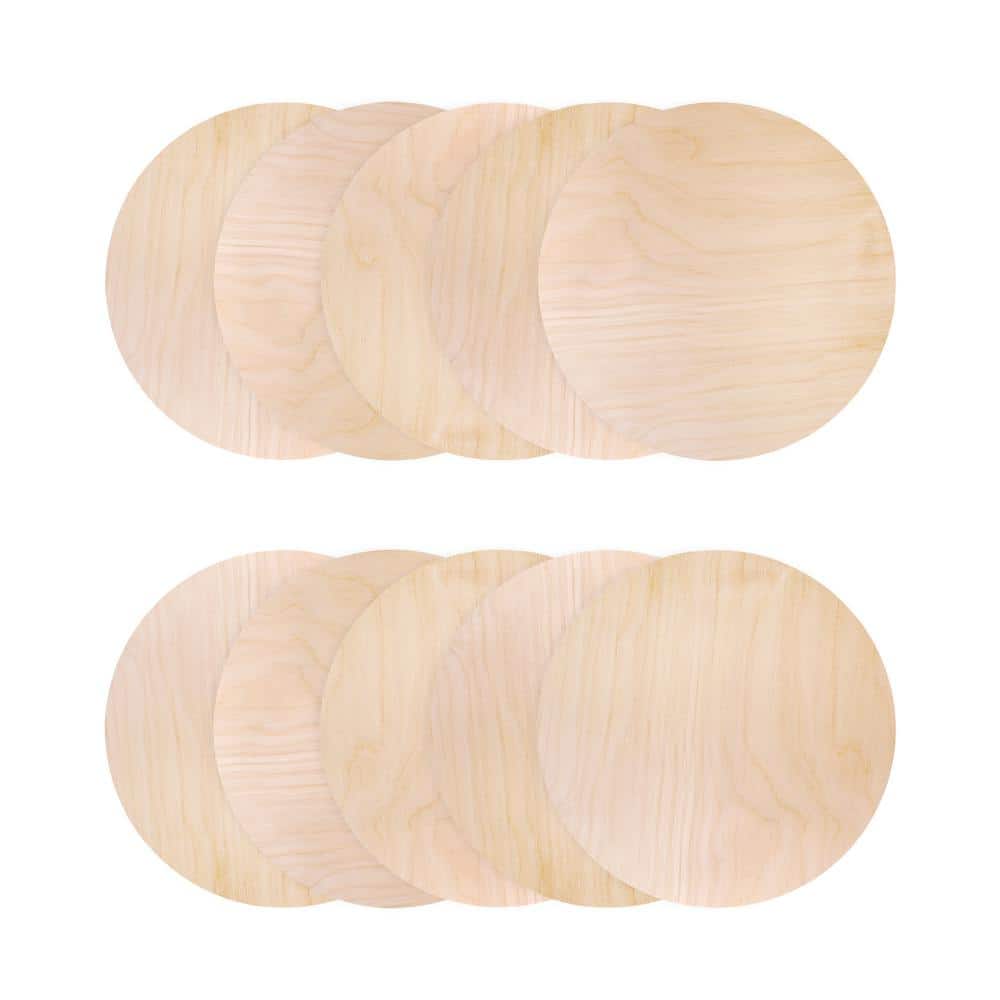 Walnut Hollow 1/4 in. x 1 ft. x 1 ft. Birch Plywood Circle Project ...