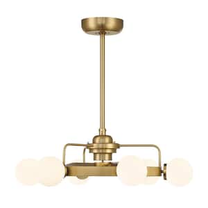 Generation Lighting Hicks 60 in. Integrated LED Indoor Hand Rubbed ...