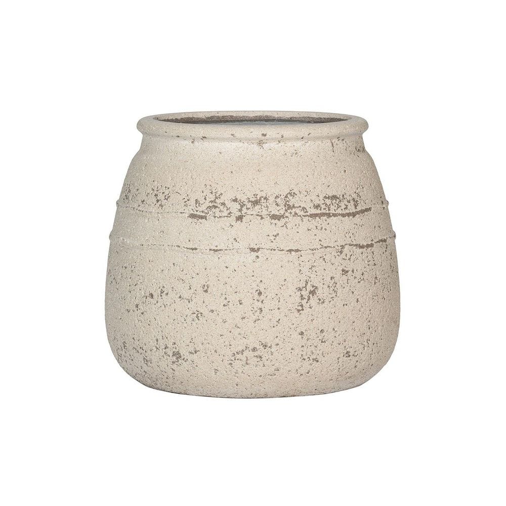 Pottery Pots 18 in H Hestia L Fiberstone Mediterranean Planter Indoor ...