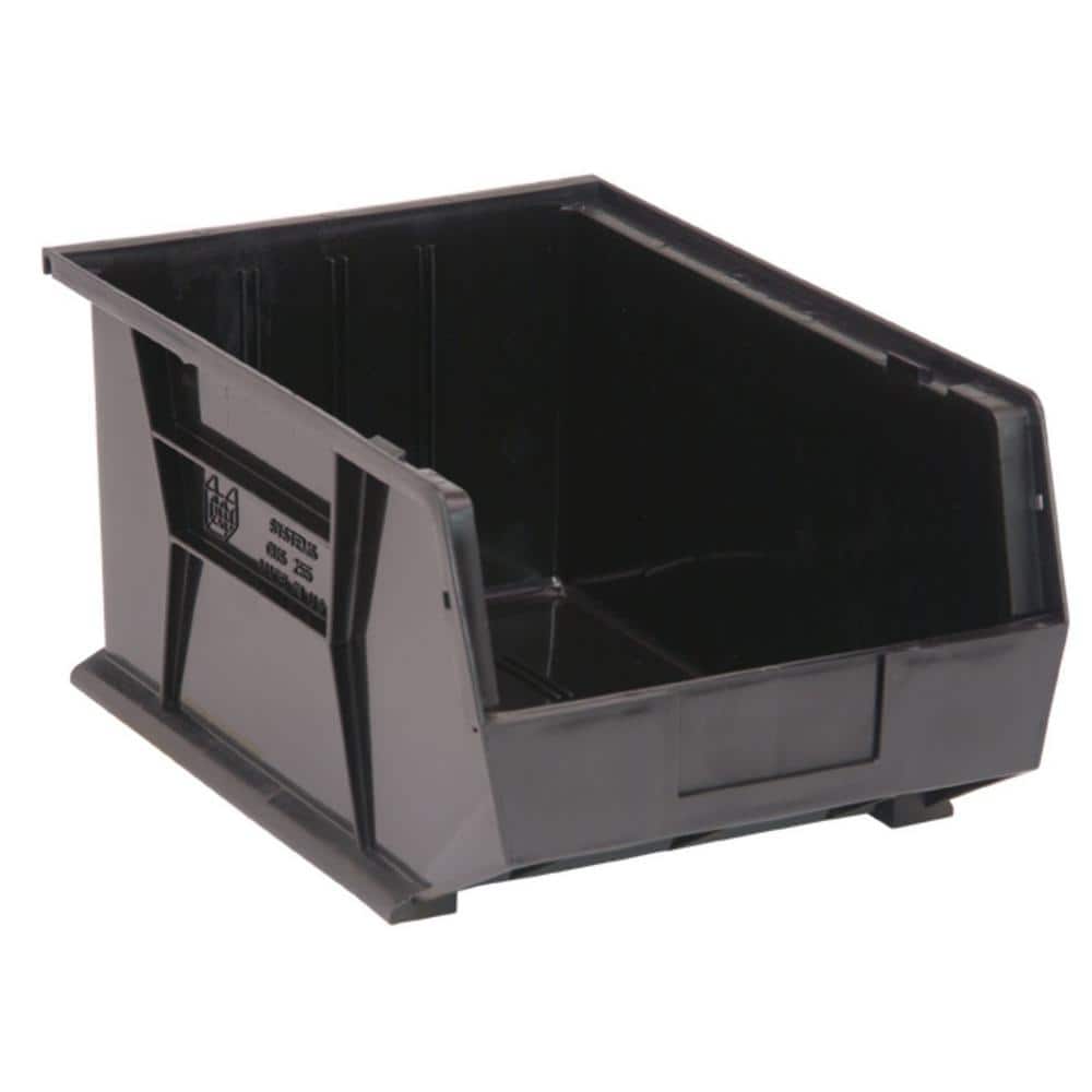 QUANTUM STORAGE SYSTEMS Ultra Series 13.71 Qt. Stack and Hang Bin in ...
