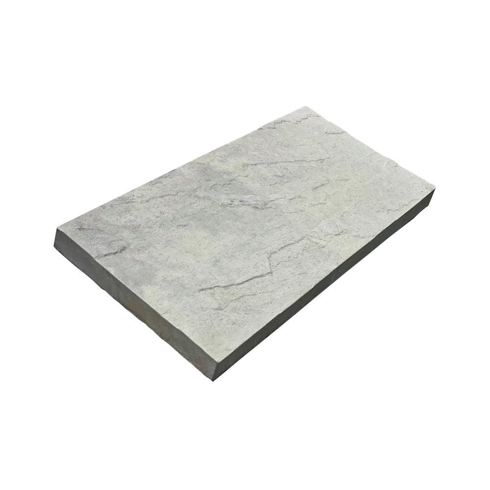 Nantucket Pavers Yorkstone 12 in. x 24 in. x 1.5 in. Gray Variegated ...