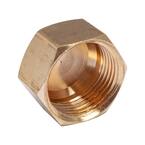 LTWFITTING 3/8 in. Brass Compression Cap Fitting (10-Pack) HF61CAP610