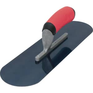 MARSHALLTOWN 18 in. x 5 in. Blue Steel Pool Trowel-Resilient Handle PT185BR