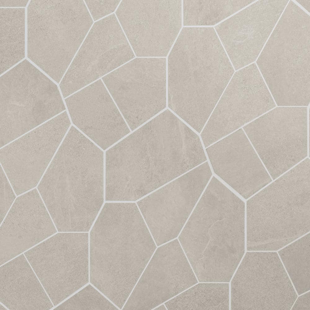 Ivy Hill Tile Monolith Linen White 11.81 in. x 19.68 in. Organic Matte ...