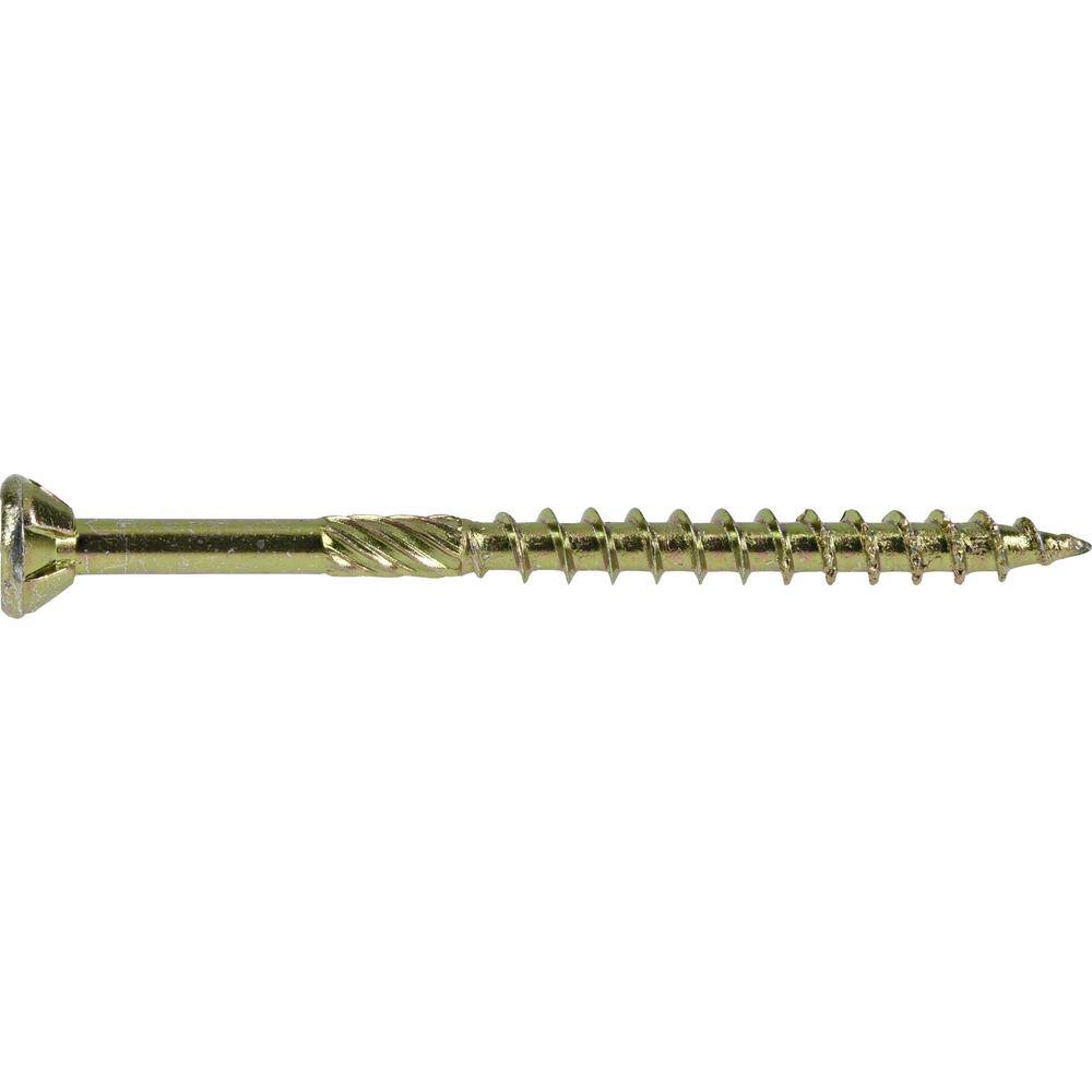 Power Pro #9 2-1/2 in. Star Flat-Head Interior Wood Screws 48743 - The ...