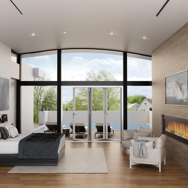 ARK DESIGN 108 in. x 80 in. Left Center Opening/Outswing Double ...